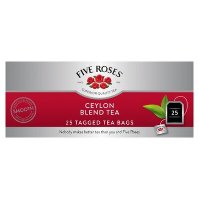 Five Roses Tagged Tea Bags 25 Pack | PnP