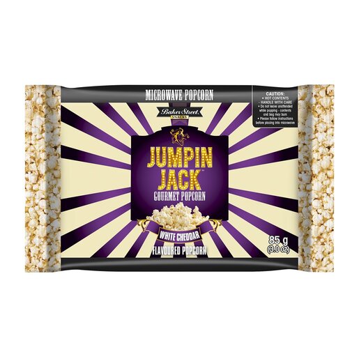 Jumpin Jack White Cheddar Gourmet Microwave Popcorn 85g | PnP