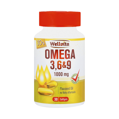 Wellvita Omega 3 1000mg Soft Gels 30 Tablets | PnP