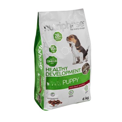 Nutriphase Beef & Rice Puppy Dog Food 6kg | PnP