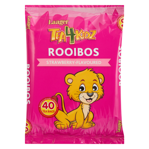 Laager Tea 4 Kids Rooibos & Strawberry 40 Pack | PnP