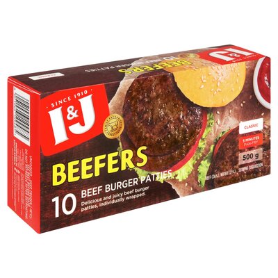I&J Beefers Steakburgers 500g | Smart Price Specials | PnP Home