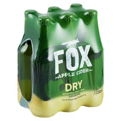 Fox Apple Cider NRB 6 x 330ml | PnP