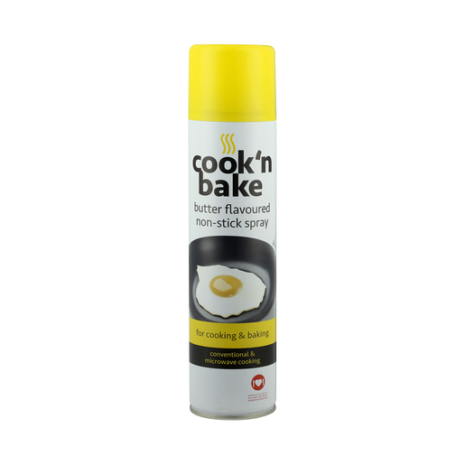 Cook & Bake Butter Flavoured Non-Stick Spray 6 x 300ml | PnP