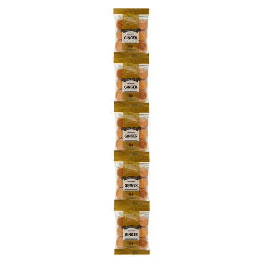 Cookie Factory Mini Ginger Biscuits Strips 5 x 35g | PnP