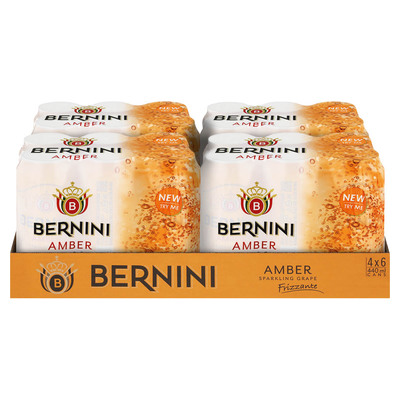 Bernini Amber Can 24 x 440ml | PnP