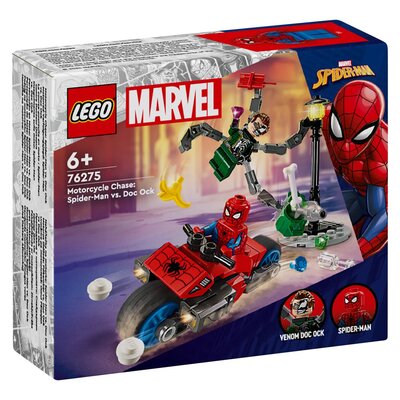 LEGO MARVEL Motorcycle Spiderman Vs Doc 76275 | PnP