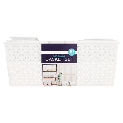 Organic Soul White 10 Piece Plastic Storage Set | PnP