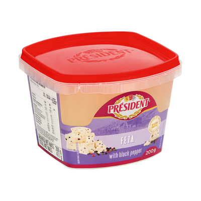 President Feta with Black Pepper 200g x 12 | PnP