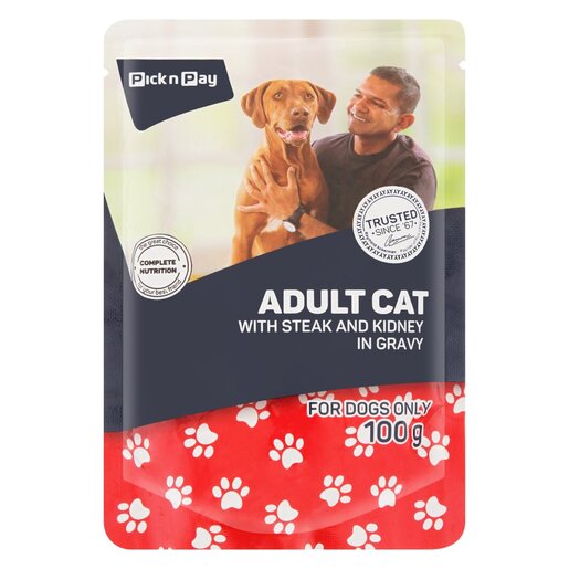PnP Adult Dog W/Steak & Kidn in Gravy 100g | PnP