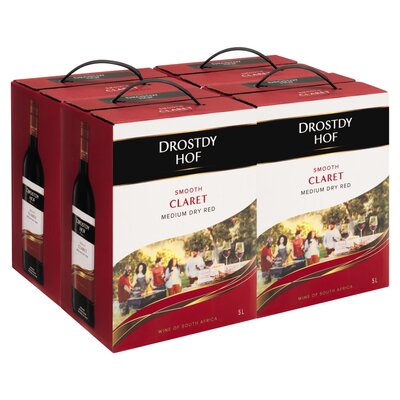 Drostdy Hof Claret 5L x 4 | PnP
