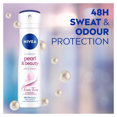Nivea Pearl & Beauty Even Tone 48h Anti-Perspirant Spray 150ml | PnP