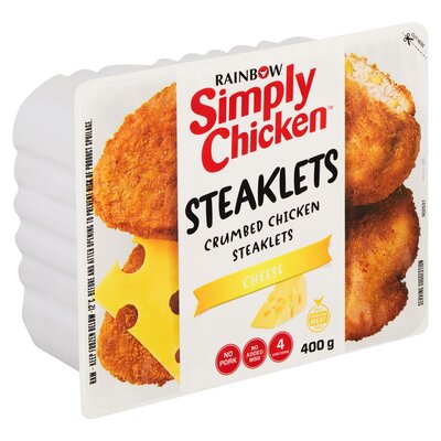 Rainbow Saucy Chicken Steaklets Cheese 400g | Smart Price Specials ...