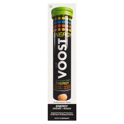 Voost Energy Orange & Mango Fizzy 20 Effervescent Tablets | PnP