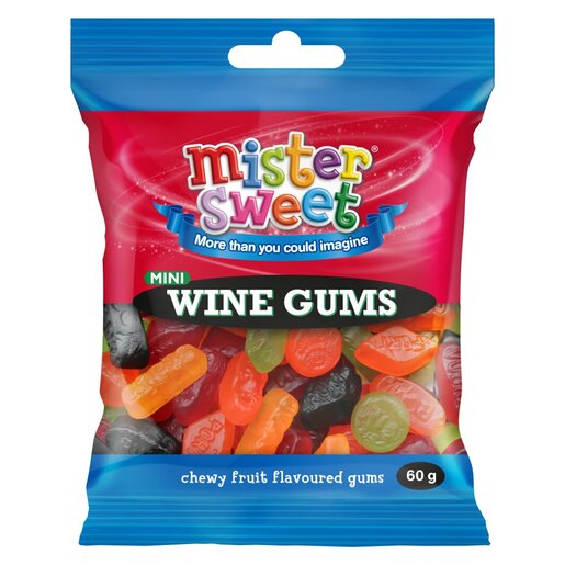 Mister Sweet Mini Bag Wine Gum Sweets 60g | PnP