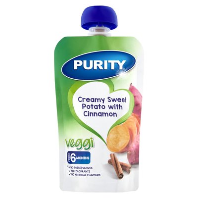 Purity Pouch Creamy Sweet Potato with Cinnamon 110ml from 6 Months | PnP