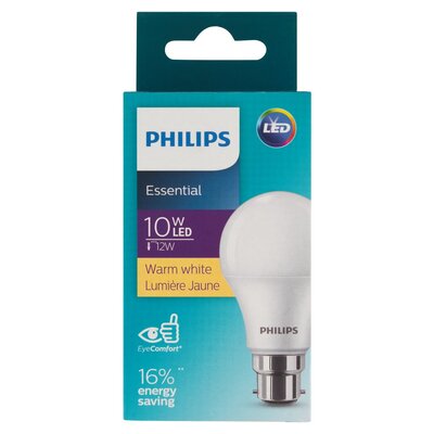 Philips 12w Bayonet Cap Led A60 Cool White | PnP