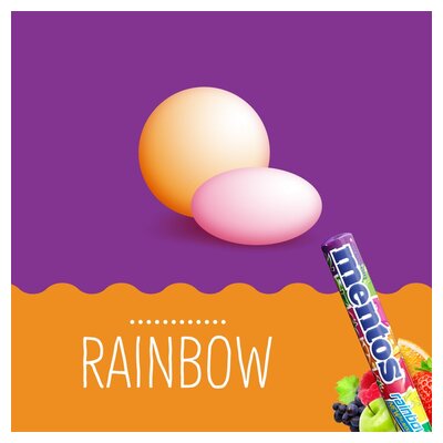 Mentos Chewy Sweet Candy Rainbow Roll 14 Pieces | PnP