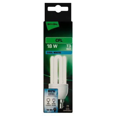 PnP 18w Bayonet Cap Cool White CFL | PnP