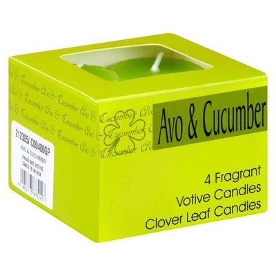 Clover Leaf Candles' Party Light White Candles 4 Pack | Smart Price ...