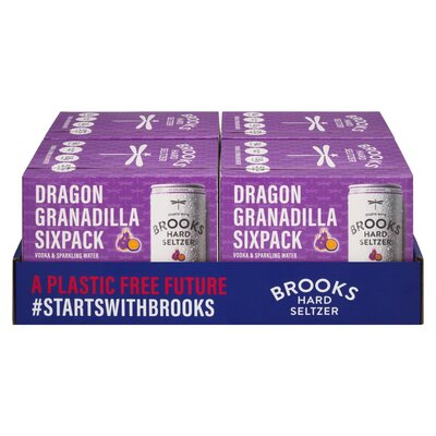 Brooks Dragon Granadilla Seltzer Can 24 x 300ml | PnP