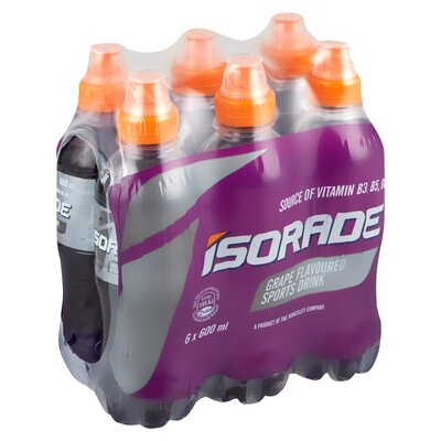Kingsley Isorade Grape Flavoured Sports Drink 6 x 600ml | PnP