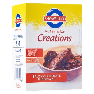Snowflake Creations Saucy Chocolate Pudding Kit 510g | PnP