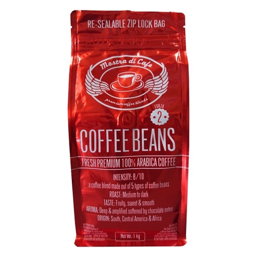 Mostra Di Cafe Forza No. 2 100% Arabica Coffee Beans 1kg | PnP