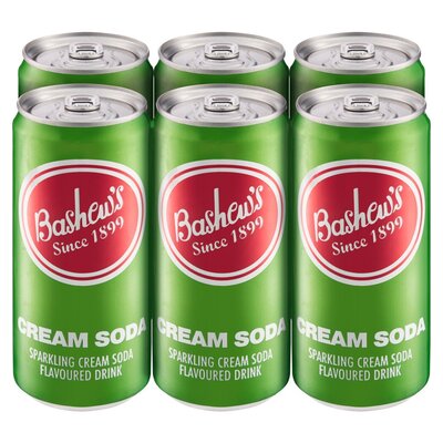 Bashews Cream Soda Sparkling Drink 6 x 300ml | PnP