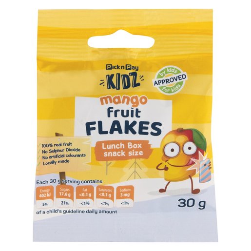 PnP Kidz Mango Fruit Flakes 30g | Smart Price Specials | PnP Home