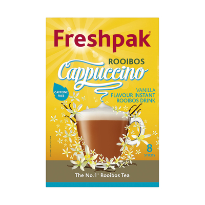 Freshpak Vanilla Flavoured Instant Rooibos Tea Cappuccino Sachet 20g | PnP