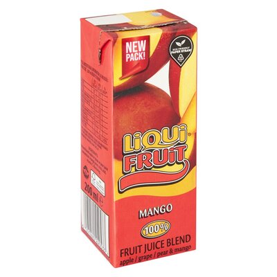 Liqui-fruit Long Life Fruit Juice Mango 200ml x 24 | PnP