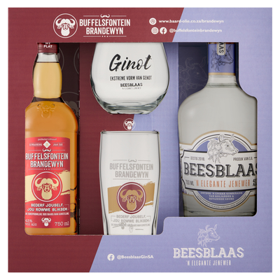 Buffelsfontein & Beesblaas Gift Set 2 X 750ml x 24 | PnP