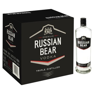 Russian Bear Vodka 1l x 12 | PnP