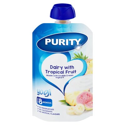 Purity Pouch Dairy with Tropical Fruit 110ml from 6 Months | PnP
