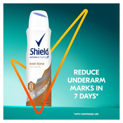 Shield Women Even Tone Antiperspirant Deodorant Body Spray 150ml | PnP