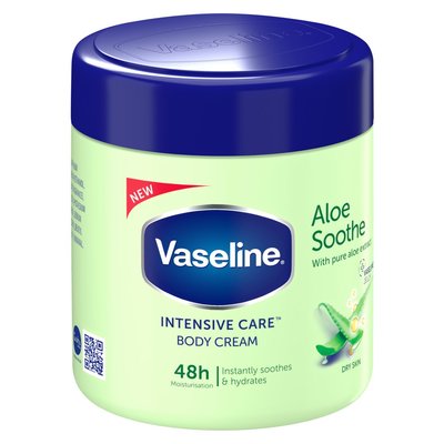 Vaseline Intensive Care Aloe Soothing Body Cream for Dry Skin 400ml | PnP