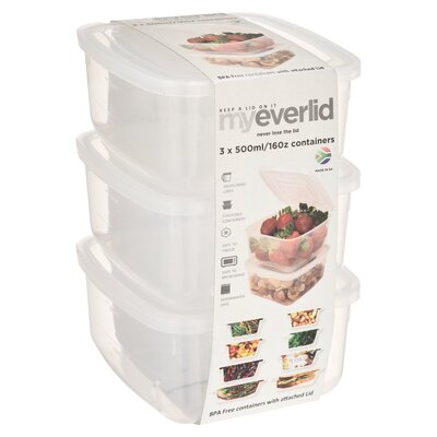 Everlid Food Saver Set 500ml 3 Pack | PnP
