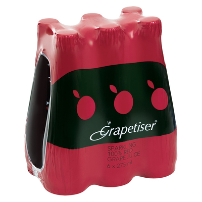 Grapetiser Sparkling Drink Red 275ml x 6 | PnP