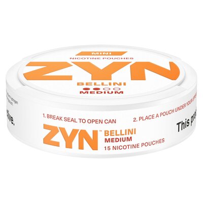 Zyn Bellini Mini Medium Nicotine Pouch 3mg | PnP