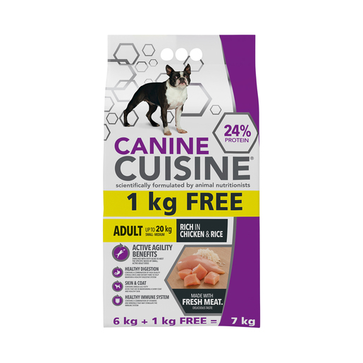 Canine Cuisine Dog Food Adult Small Chicken & Rice 7kg | PnP