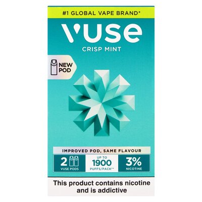 Vuse E-Pod Rich Tobacco 3% Nicotine Salt E-Liquid Replacement Pods 2 ...