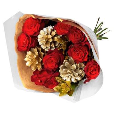 PnP Rose & Tinsel Bouquet | PnP