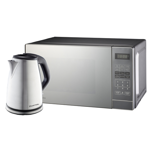 Russell Hobbs 20L Electronic Microwave + Cordless Stainless Steel ...
