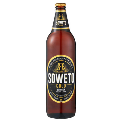 Soweto Gold Beer Dep + 12 x 750ml | PnP