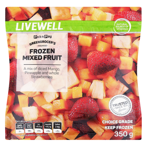PnP Live Well Frozen Mixed Fruit 350g | Smart Price Specials | PnP Home