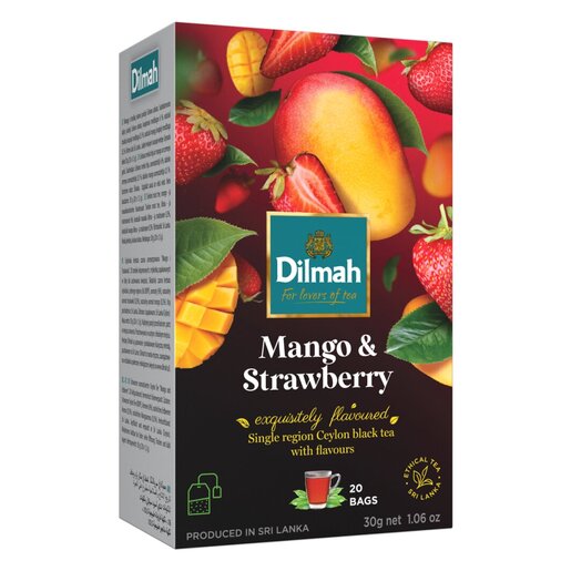 Dilmah Mango & Strawberry Teabags 20 Pack | PnP