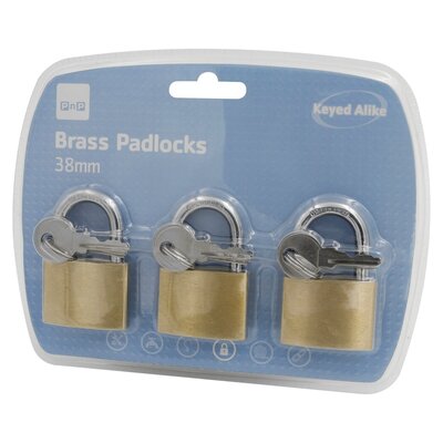 Masterlock Brass Padlock 40mm | PnP