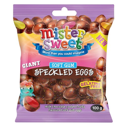 Mister Sweet Speckled Eggs Milk Chocolate Jelly 100g x 3960 | PnP