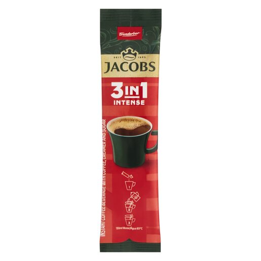Jacobs Intense 3-In-1 Instant Coffee 11.1g | PnP